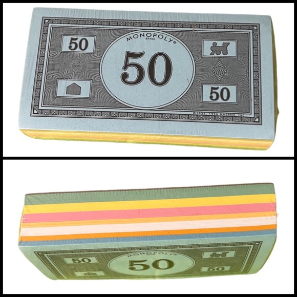 monopoly | Games | New Package Of Monopoly Fake Money Sealed Various ...